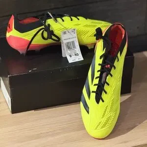 adidas | Shoes | Adidas Predator Fg Soccer Cleats Neon Yellow And Black ...